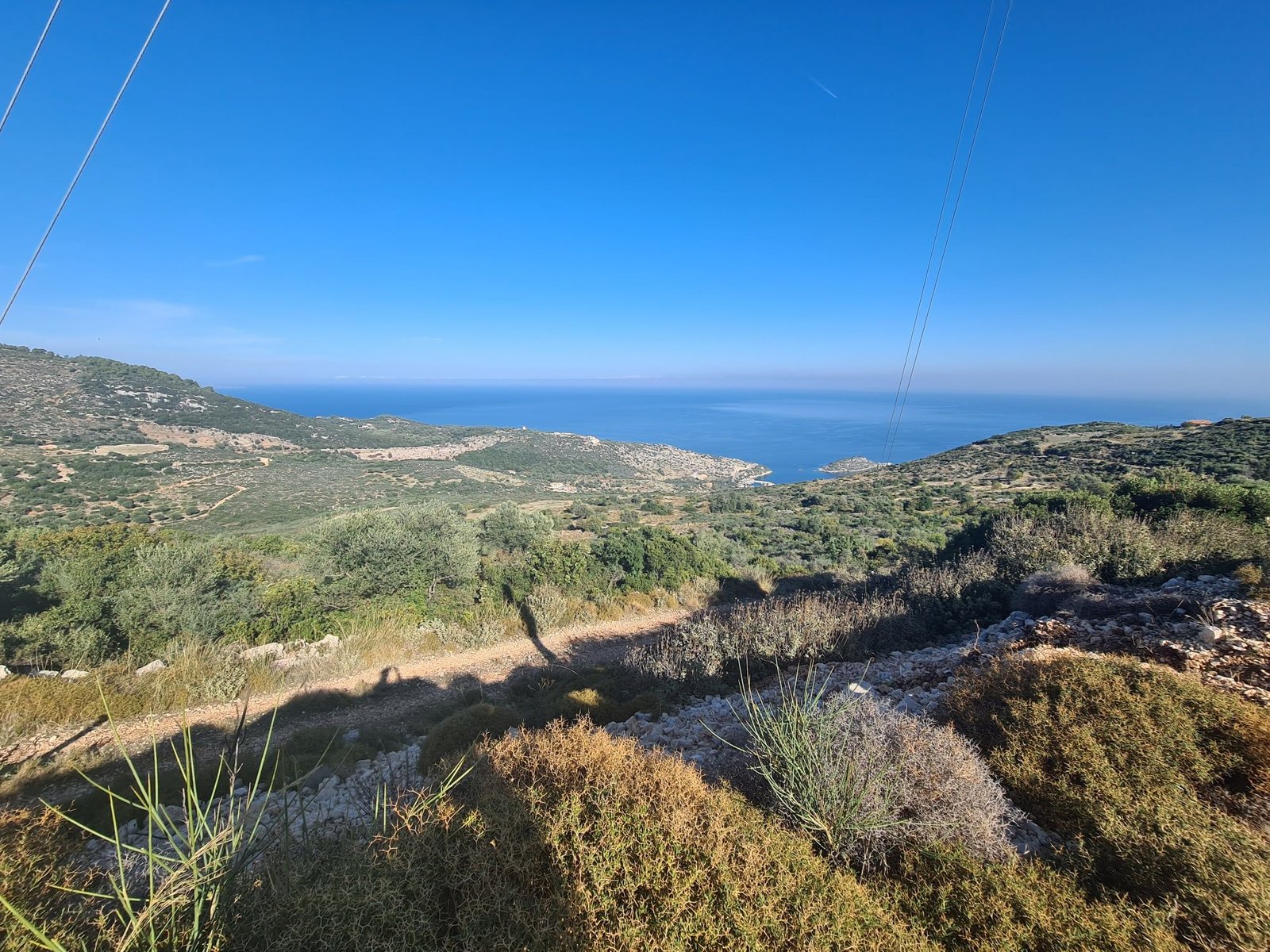 Sea view plot overlooking Agios Nicolas port with luxury villa design ...